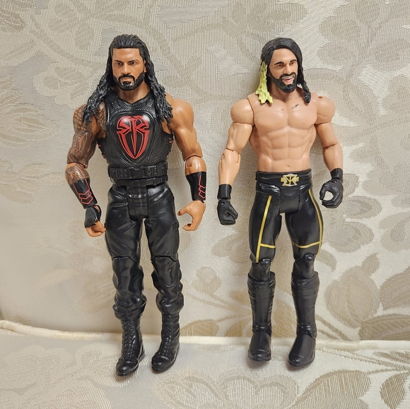 WWE | Toys | Wwe Roman Reigns Seth Rollins Action Figures | Poshmark